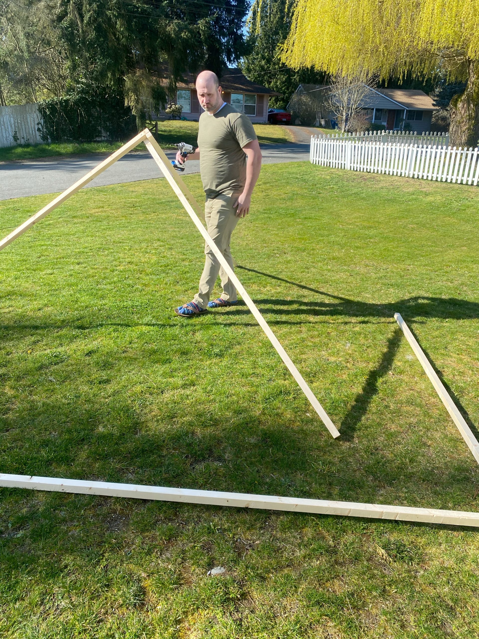 Easy DIY A - Frame Tent