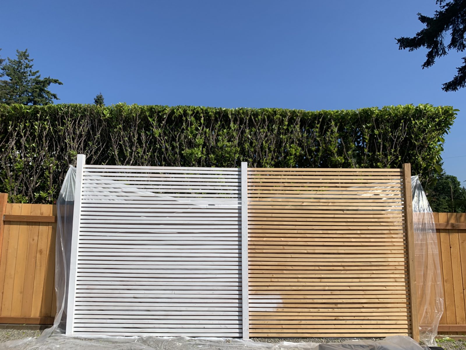 Easy DIY Privacy Screen / Fence