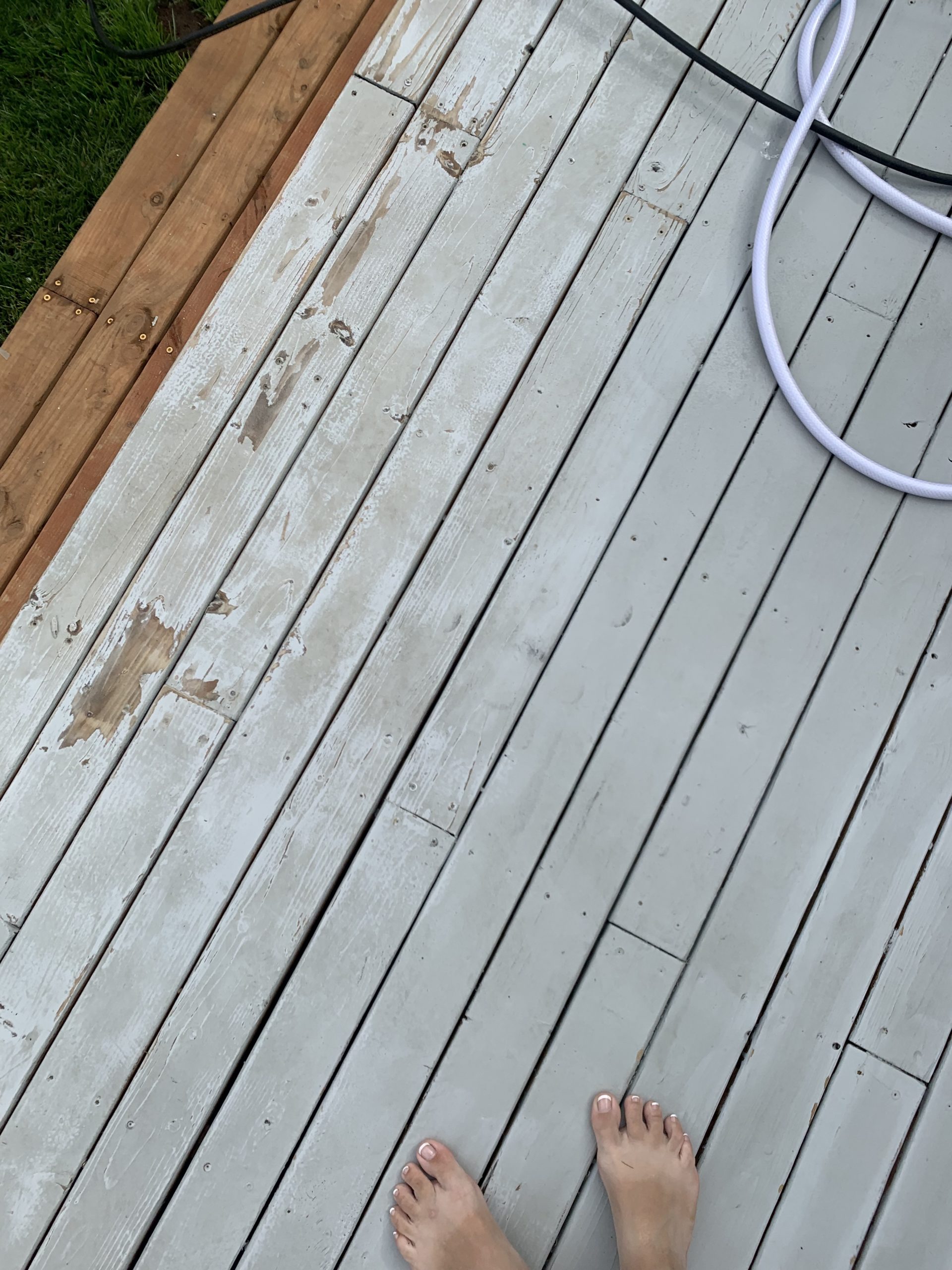 How to Paint Your Deck + The BEST paint!