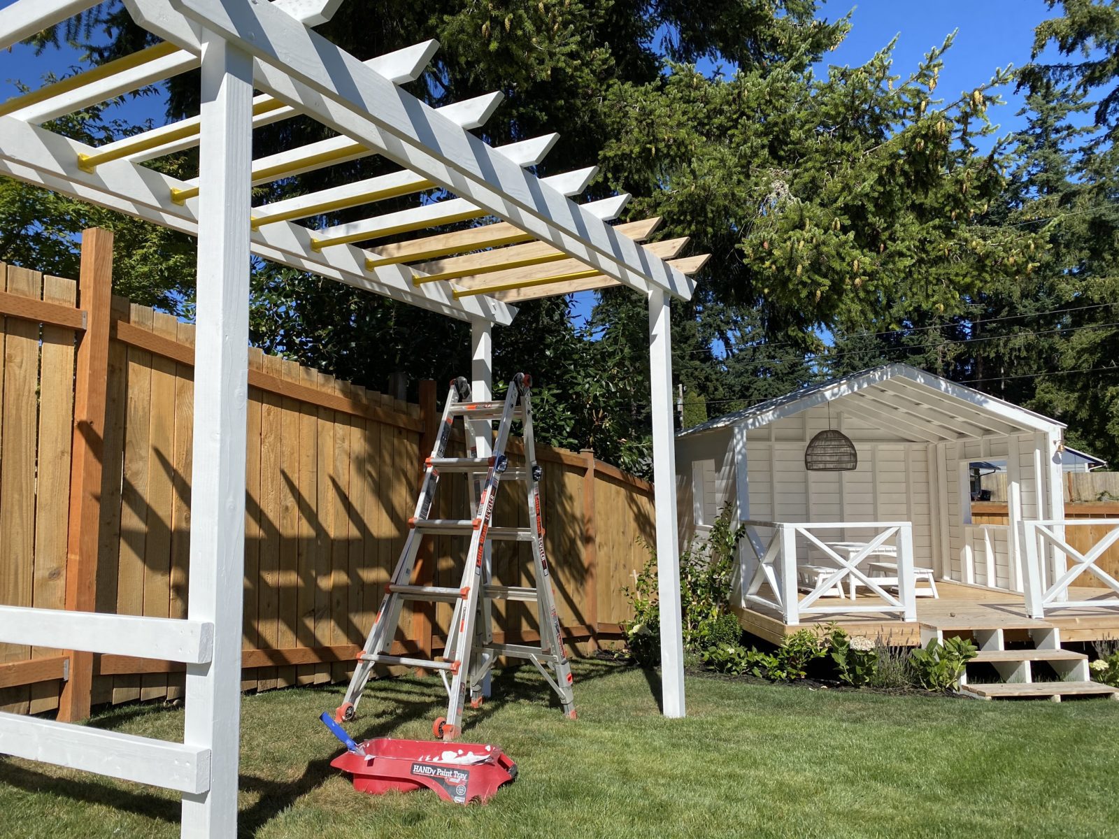 DIY Monkey Bars / Trellis / Arbor: Part 2