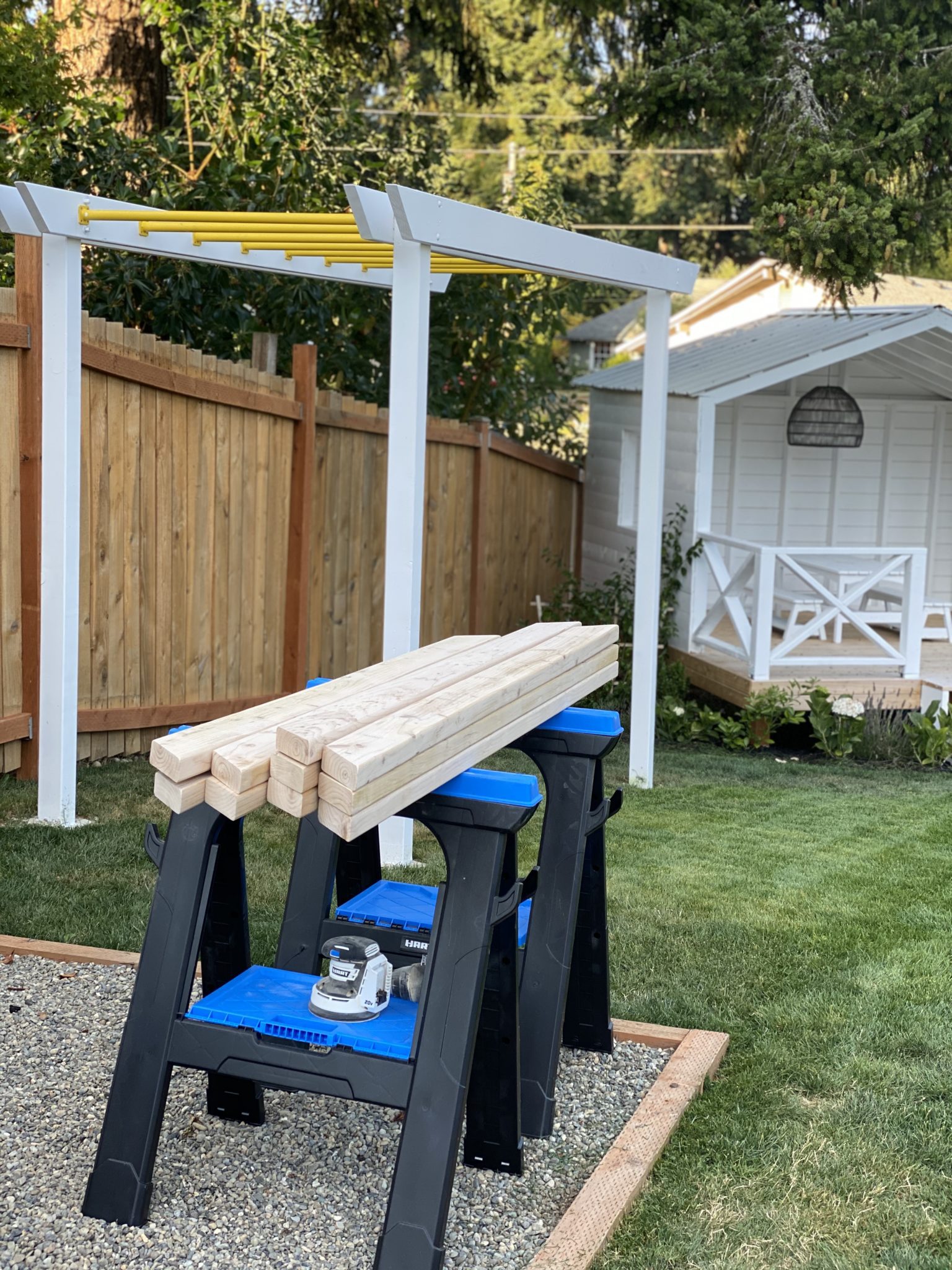 DIY Monkey Bars / Trellis / Arbor: Part 2