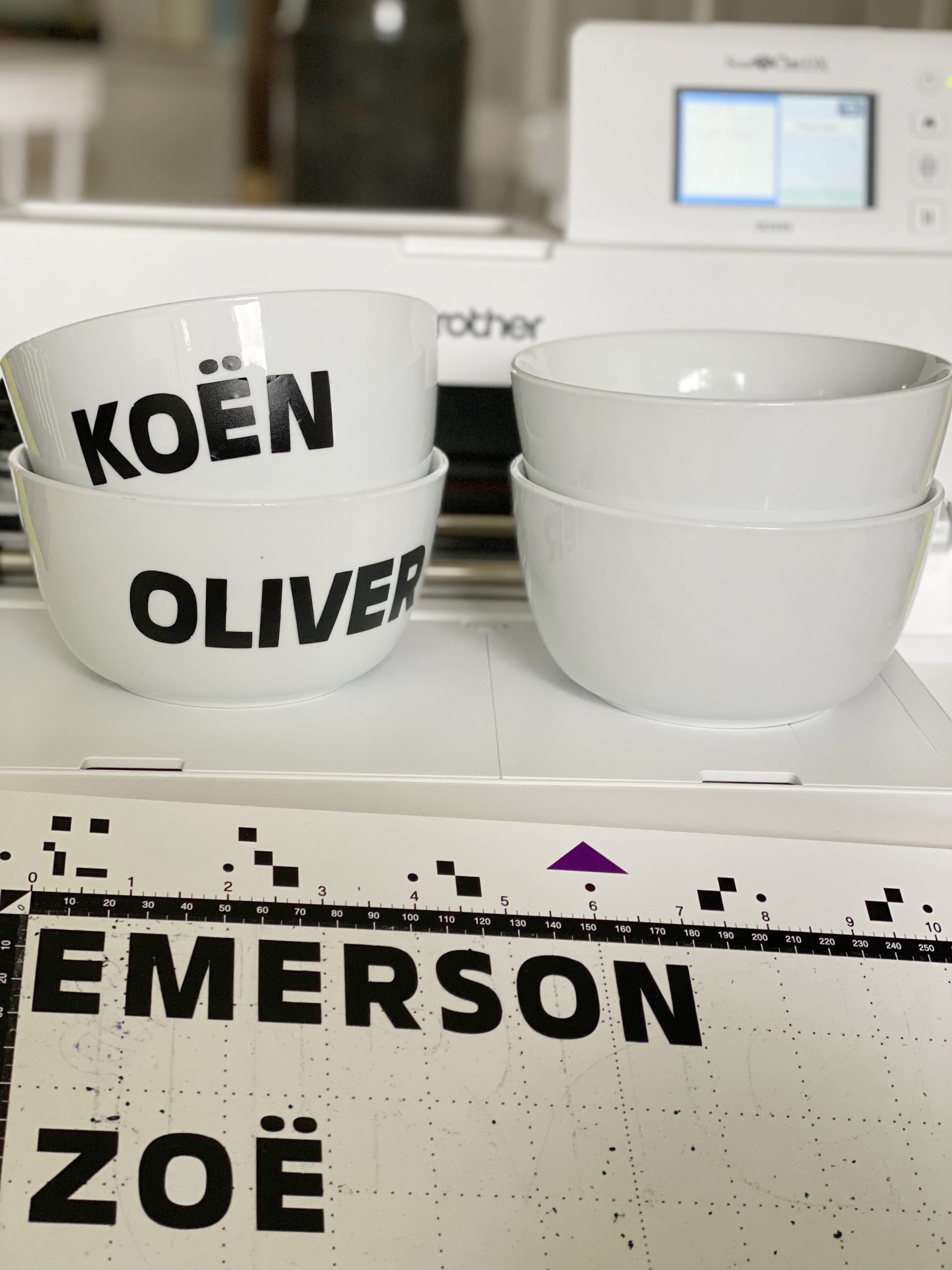 DIY Personalized Bowls