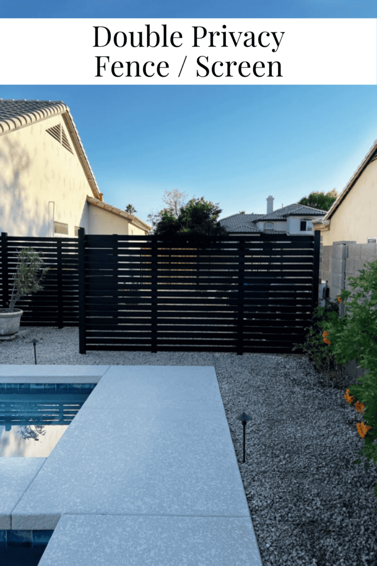 Double Privacy Fence / Screen